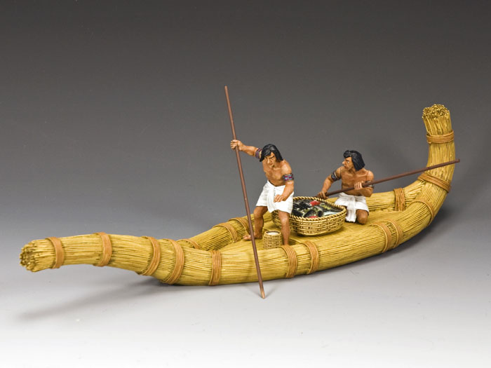 Ancient Egyptian Papyrus Boats